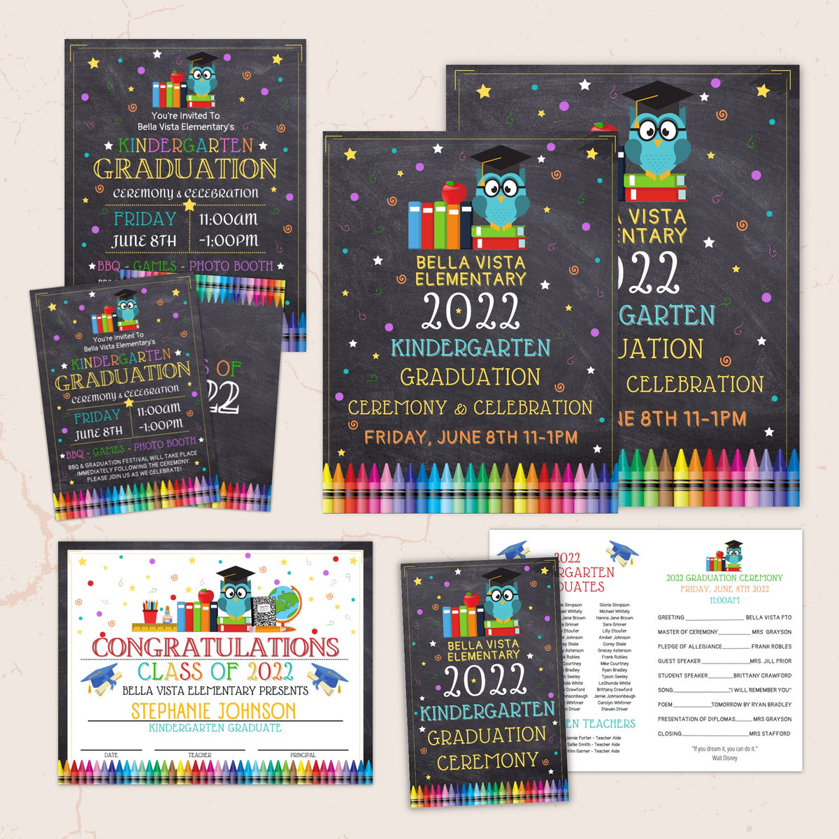 Graduation Ceremony Bundle - Simple Desert Designs