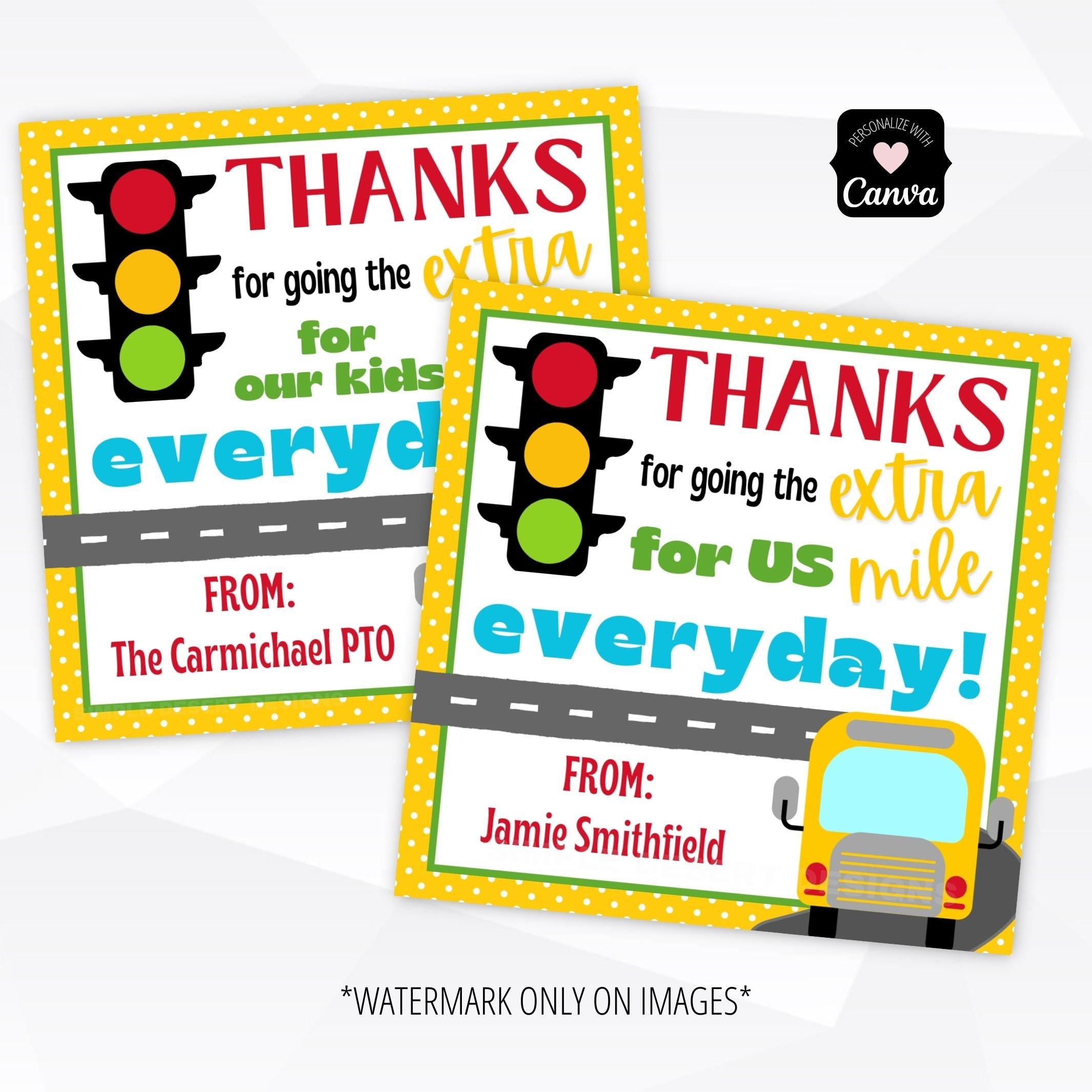 Bus Driver Gift End of Year Set – Simple Desert Designs