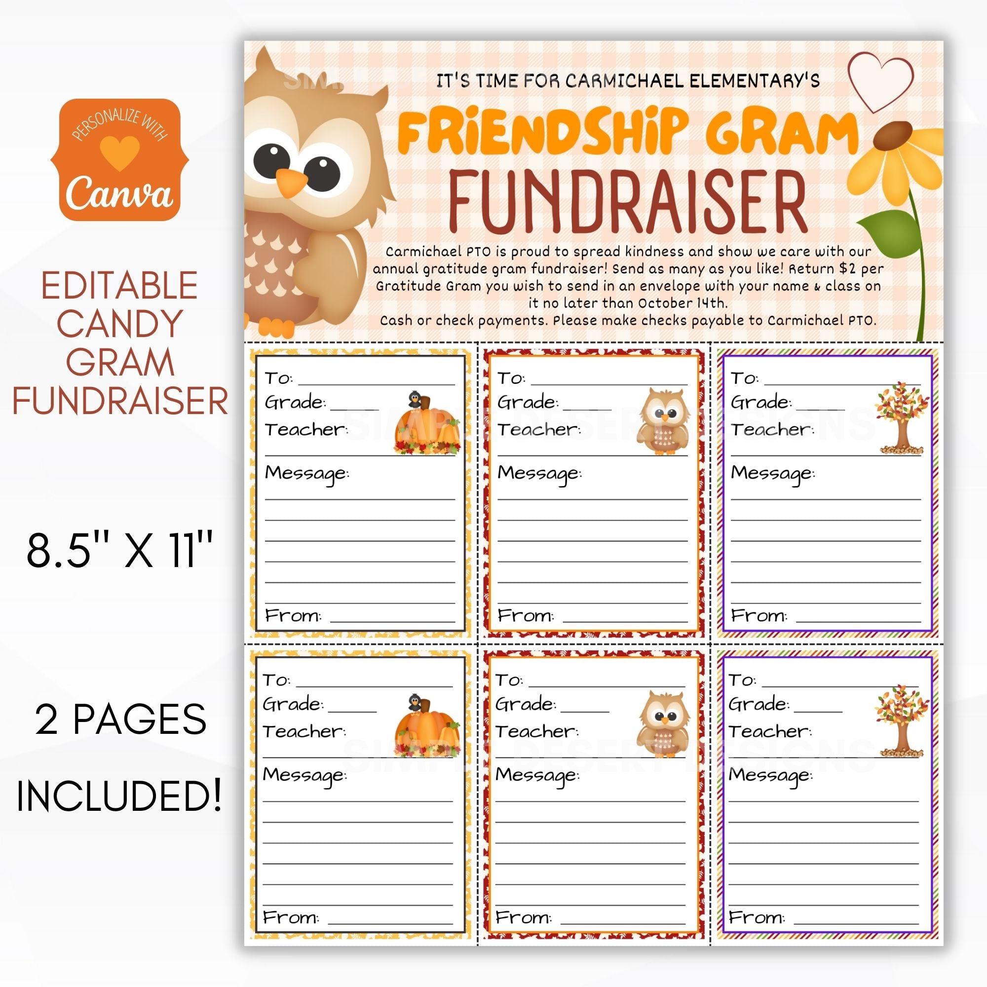 Fall Friendship Grams Fundraiser – Simple Desert Designs