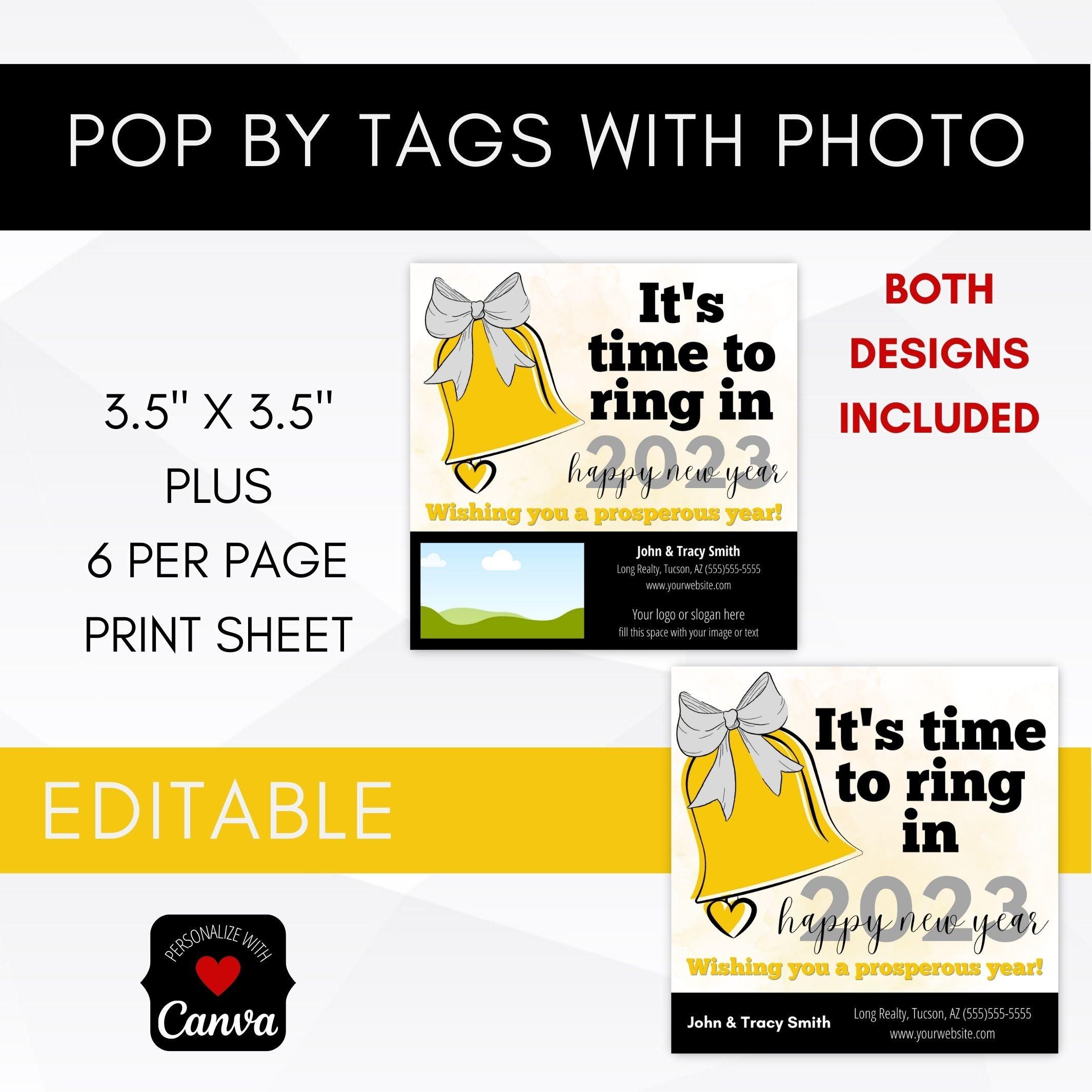 Ring In New Year Pop By Tags Square – Simple Desert Designs