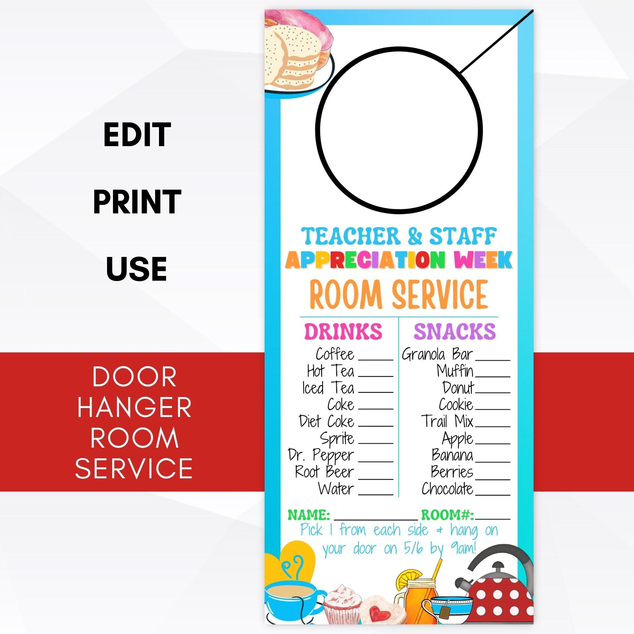 Teacher Appreciation VIP Door Hanger – Simple Desert Designs