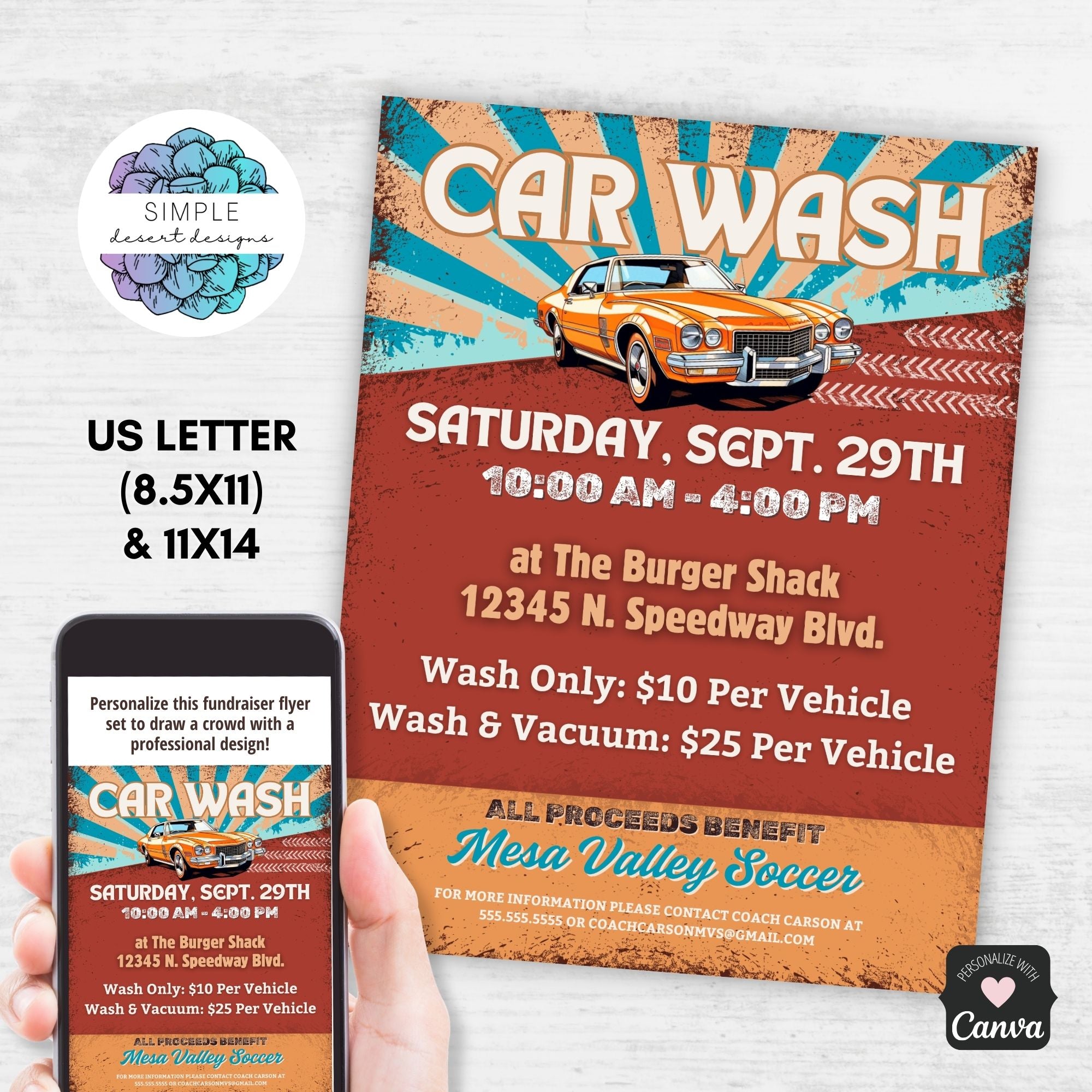 Car Wash Fundraiser Flyer Kiwanis Aktion Club Car Wash Saturday.