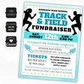 Track and Field Fundraiser Flyer Set | Simple Desert Designs