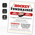 Editable Hockey Fundraiser Flyer | Simple Desert Designs