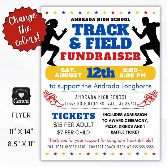 Track and Field Flyer – Simple Desert Designs
