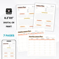 Sunset Lesson Plan Templates | Simple Desert Designs