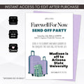 Send Off Party Invitation | Simple Desert Designs