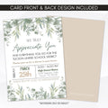 Botanical Appreciation Invite | Simple Desert Designs