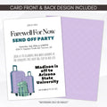 Send Off Party Invitation | Simple Desert Designs