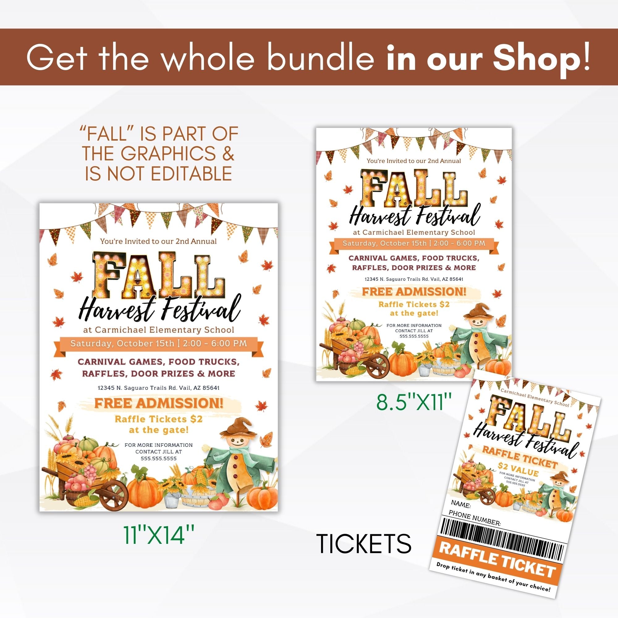 Fall Festival Carnival Flyer