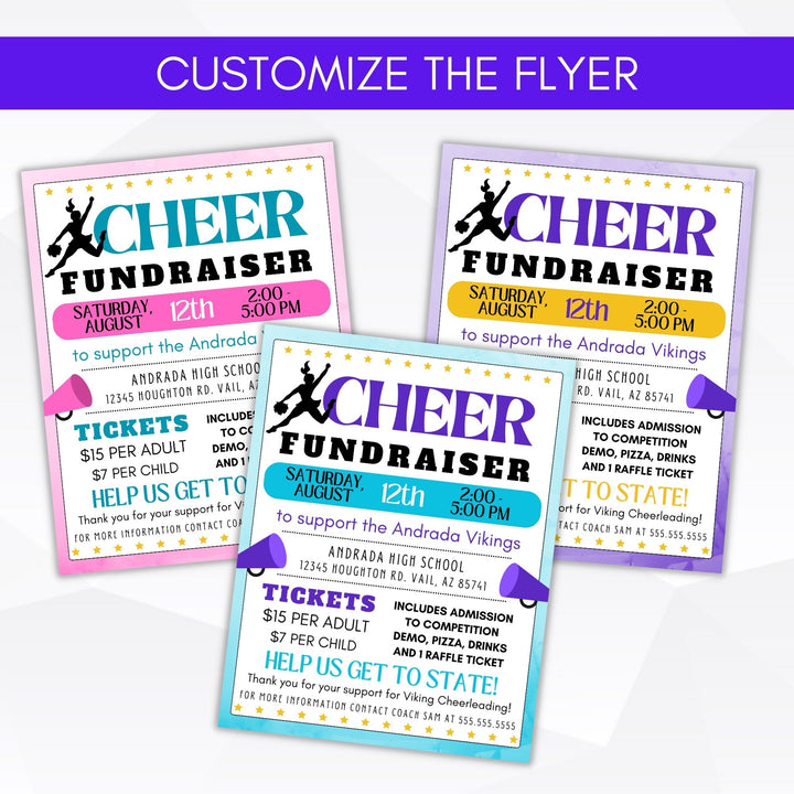 Cheerleading Flyer | Simple Desert Designs