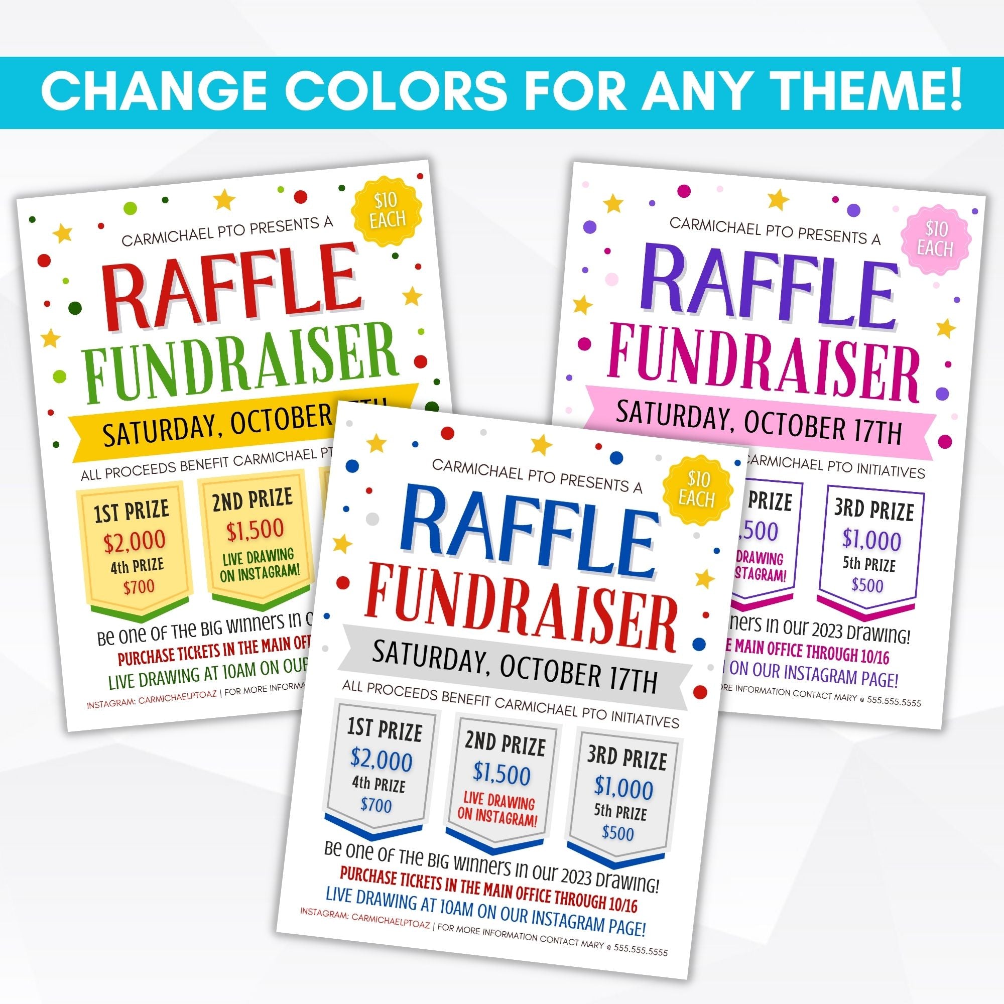 Raffle Ticket Design Ideas