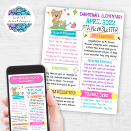 Newsletter Templates – Simple Desert Designs