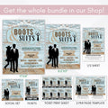 Barn Dance Flyer Invitation Set | Simple Desert Designs