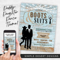 Barn Dance Flyer Invitation Set | Simple Desert Designs