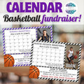Premium Basketball Pick a Date to Donate Cash Calendar Fundraiser ...