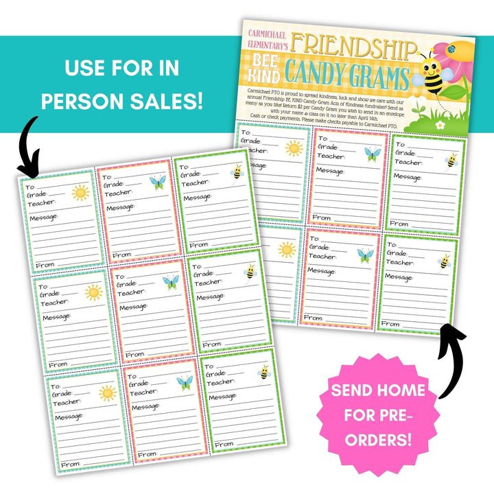 Be Kind Candy Gram Fundraiser Bundle – Simple Desert Designs