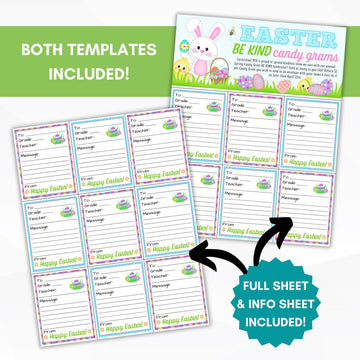 Be Kind Easter Candy Grams – Simple Desert Designs