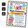 Bingo Night Fundraiser Flyer Set – Simple Desert Designs