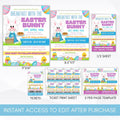 Breakfast With Easter Bunny Flyer Sign Ticket Bundle | Simple Desert ...