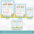 Breakfast With Easter Bunny Poster Flyer Sign Bundle | Simple Desert ...
