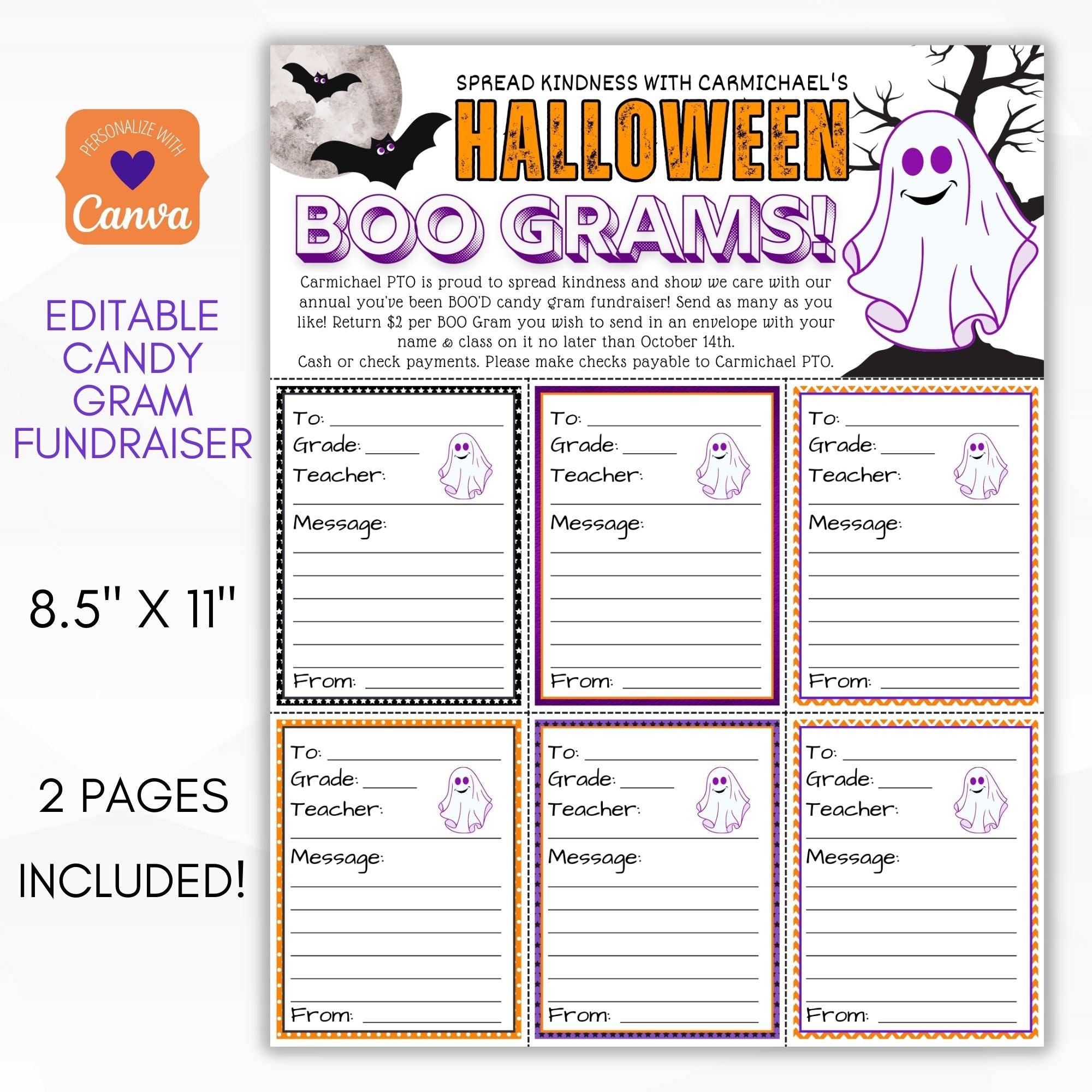 Candy Grams Fundraiser Halloween – Simple Desert Designs