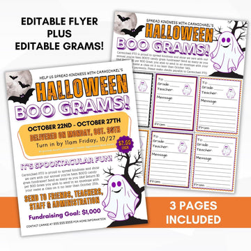 Candy Grams Fundraiser Set Halloween – Simple Desert Designs