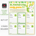 Candy Grams Sheet St Patricks Day – Simple Desert Designs