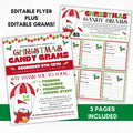 Christmas Candy Grams Fundraiser Flyers | Simple Desert Designs