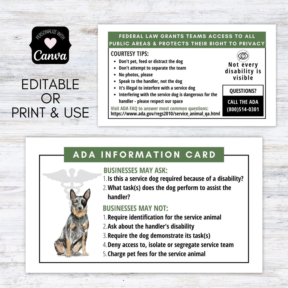ADA Service Team Cards – Simple Desert Designs