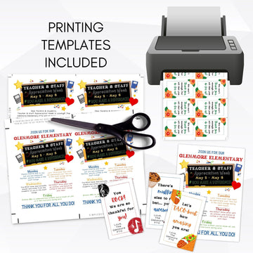 Cute Teacher Appreciation Week Bundle – Simple Desert Designs