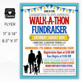 Charity Event Flyer Walkathon | Simple Desert Designs