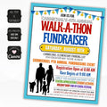Charity Event Flyer Walkathon | Simple Desert Designs