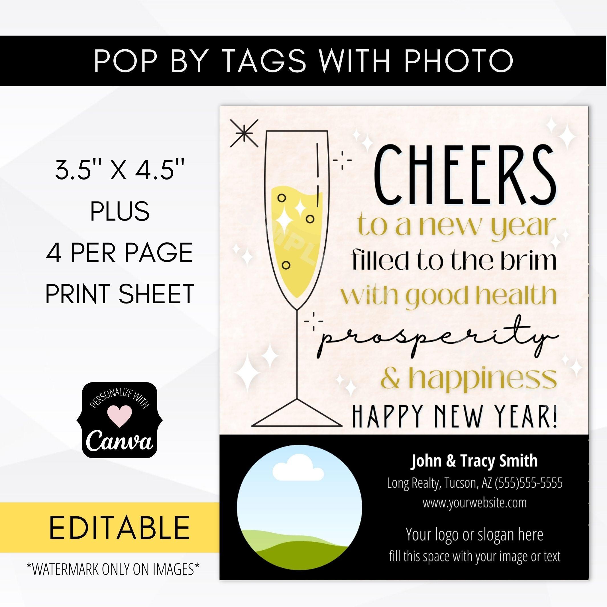 Unique Cheers Pop By Tags – Simple Desert Designs