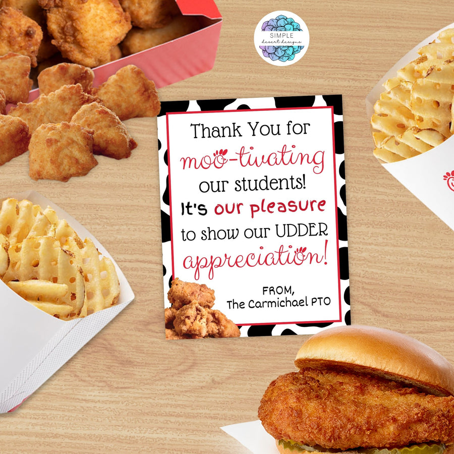 Chicken Appreciation Tag – Simple Desert Designs