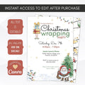 Christmas Gift Wrapping Party Invite | Simple Desert Designs