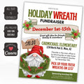 Christmas Wreath Fundraiser Flyer Set – Simple Desert Designs