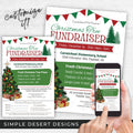 Christmas Tree Fundraiser Flyer Bundle | Simple Desert Designs