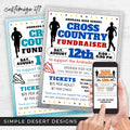 Editable Cross Country Flyer | Simple Desert Designs