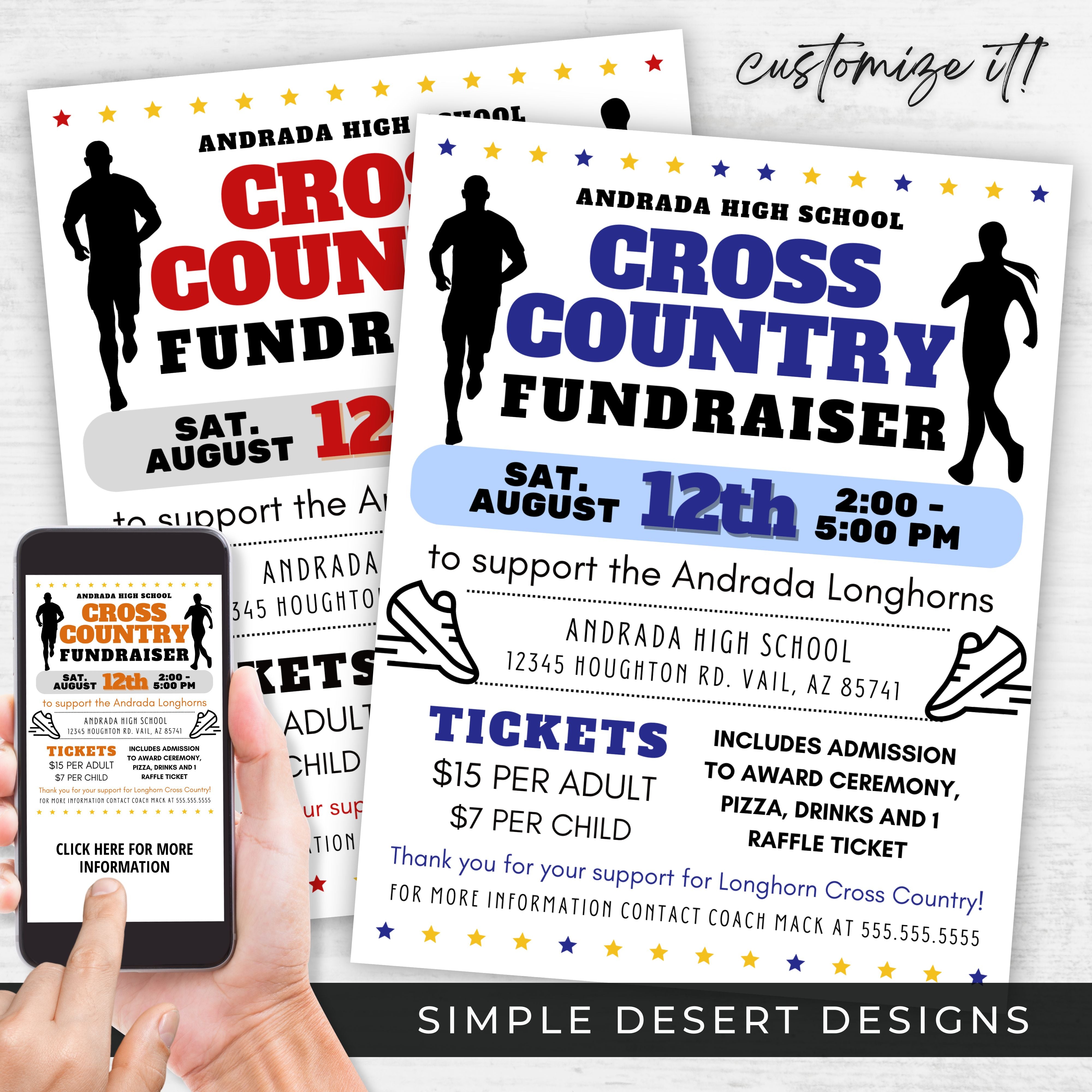 Cross Country Flyer Template – Simple Desert Designs