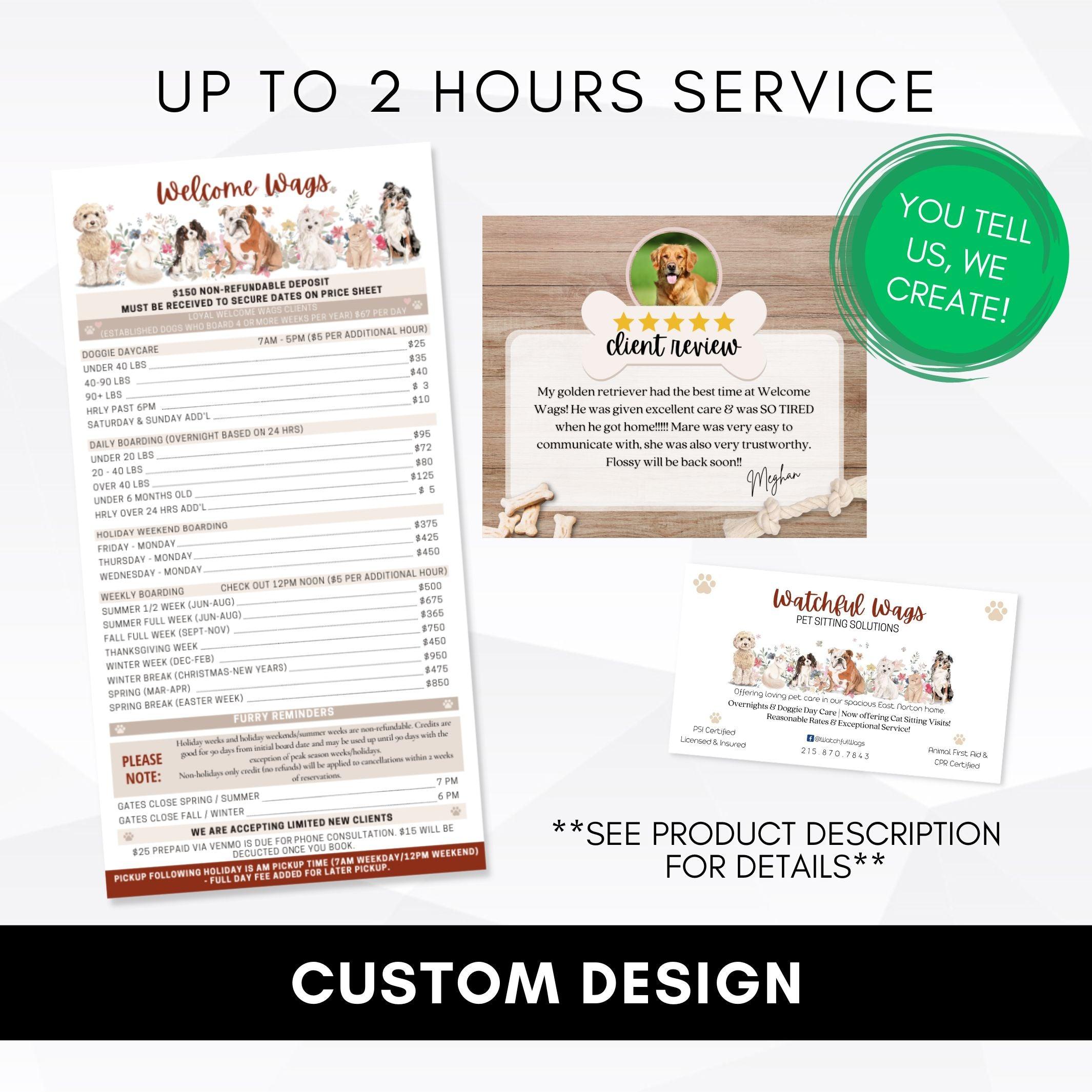 Custom Business Document Design Small – Simple Desert Designs