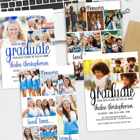 Best Friends Graduation Party Invitations – Simple Desert Designs