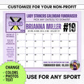 Customizable Fundraising Sports Calendar | Simple Desert Designs