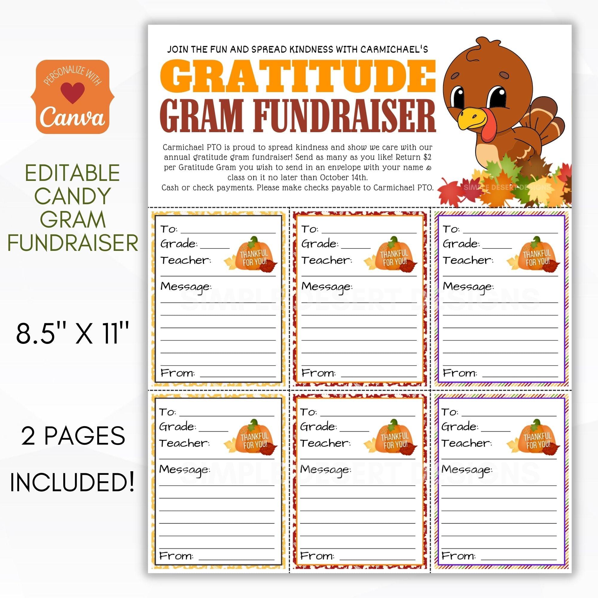 Cute Gratitude Grams Thanksgiving – Simple Desert Designs