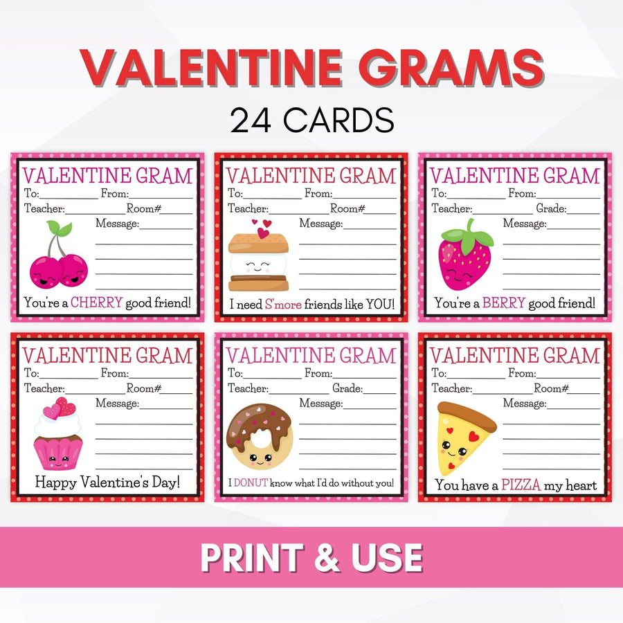 Candy Gram Fundraiser Templates | Simple Desert Designs