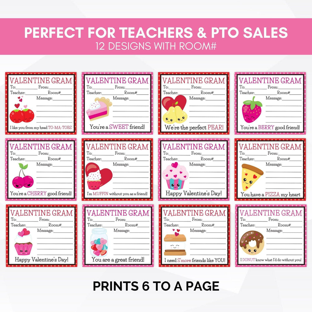 Valentine's Day Candy Gram Sheet – Simple Desert Designs