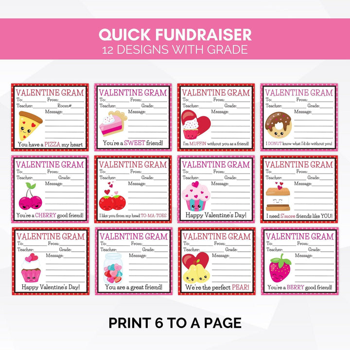 Cute Valentine Candy Gram Fundraiser Idea – Simple Desert Designs