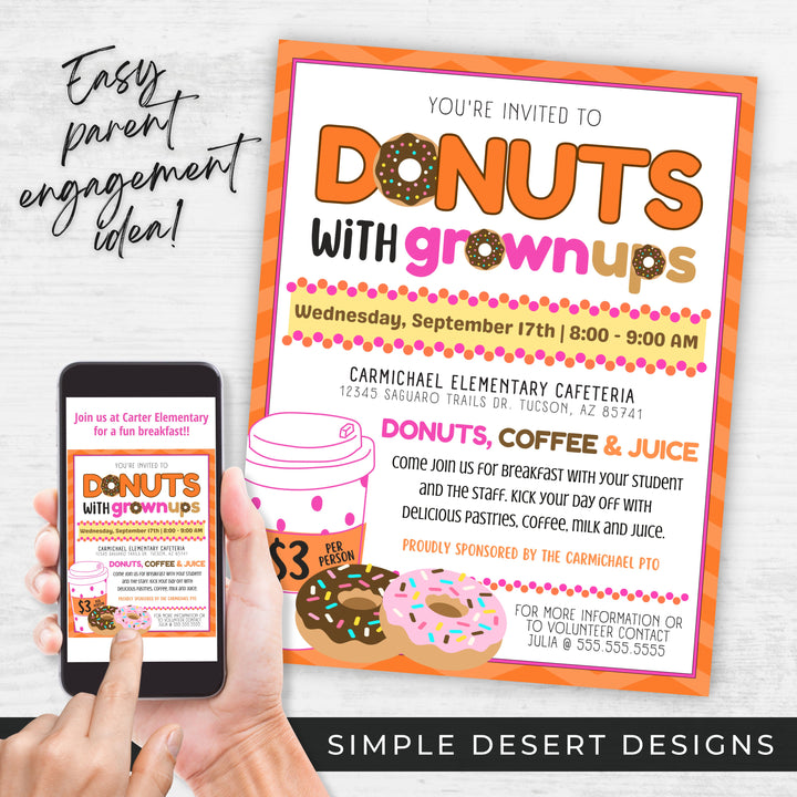 Dunking Donuts With Grownups – Simple Desert Designs