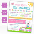 Easter Brunch Invitation Flyer Sign Set | Simple Desert Designs
