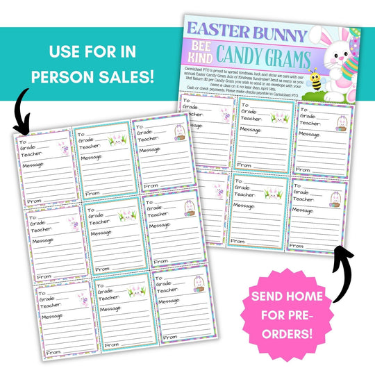 Easter Bunny Be Kind Candy Gram Bundle – Simple Desert Designs